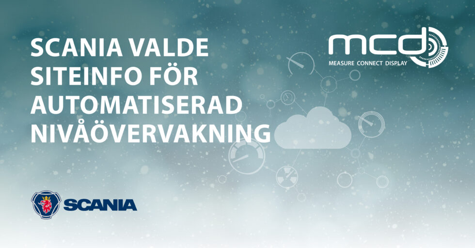 Scania chose SiteInfo for automated level monitoring - MCD