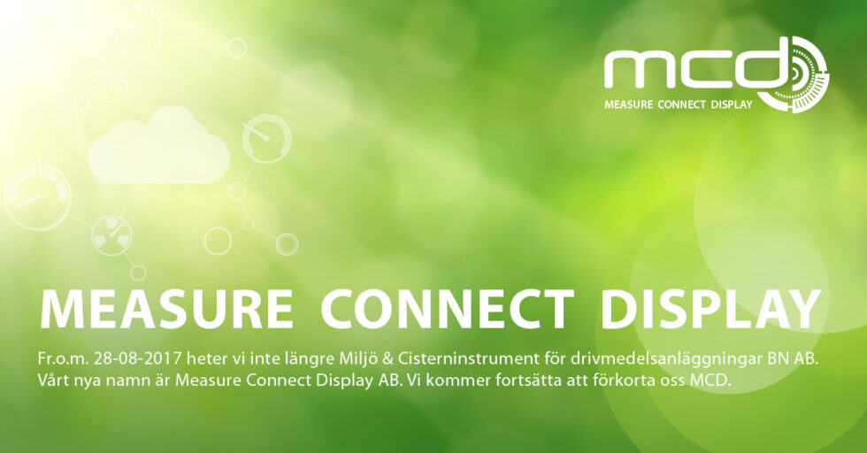 The future – Measure Connect Display AB - MCD